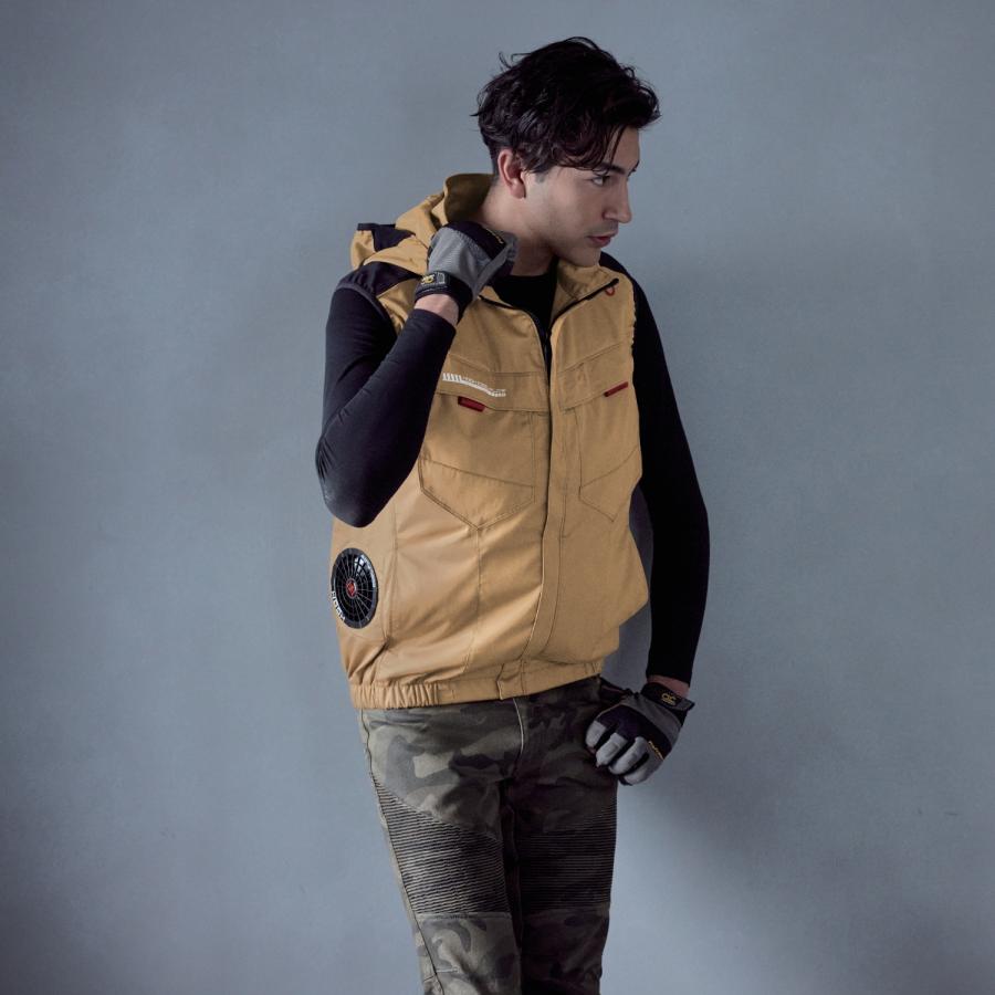 サイドファンフードベスト V2519 (服単品) 6L・8L 村上被服 鳳皇 HOOH 快適ウェア 作業着 作業服 UVカット 消臭 エコ フルハーネス対応 : Pro Depot - 通販 ...