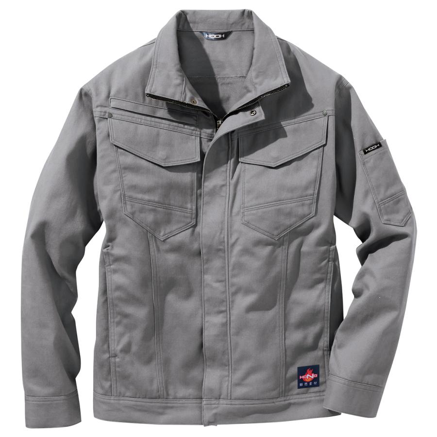 村上被服 鳳皇 4203 4L-6L HOOH HONO 作業服 作業着 ジャケット 難燃 難燃ブルゾン 上着 ジャンパー 燃えにくい 耐炎 耐熱 静電防止 通年 秋冬 上下セット対応 ...