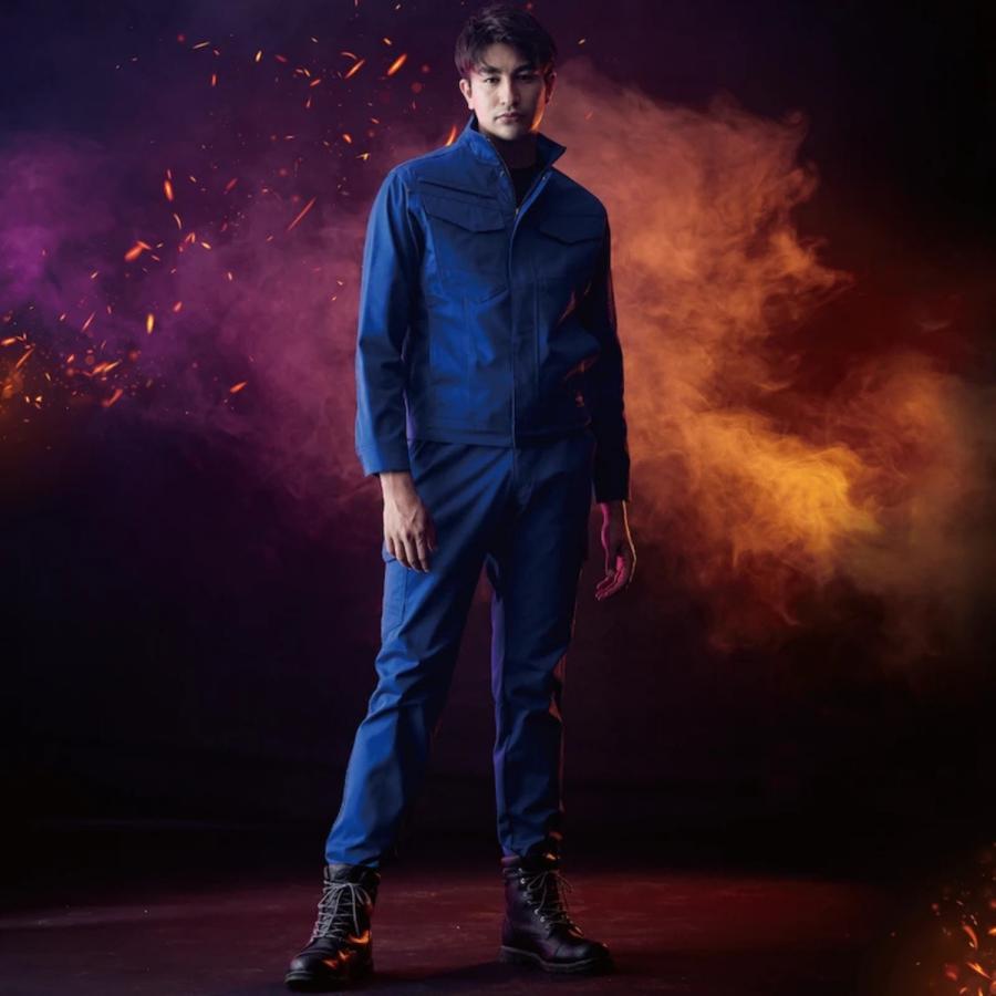 難燃ブルゾン 4203 S-5L 村上被服 鳳皇 HONO HOOH 作業服 作業着 ジャケット 難燃 上着 ジャンパー 燃えにくい 耐炎 耐熱 静電防止 通年 秋冬 : Pro Depot ...