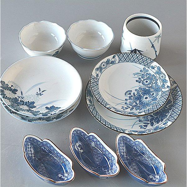 福袋 高級美濃焼き和食器 10点セット 藍色模様 NO021 : 暮らしの器 - 通販 - Yahoo!ショッピング