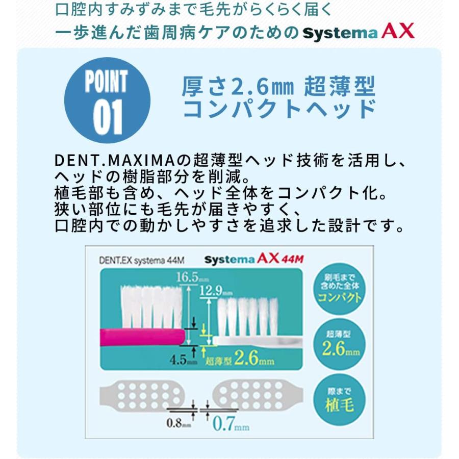 4本セット ライオン デント EX システマ AX 歯ブラシ 44M 45M 44H :4445mh-4:くらし応援本舗(くらしドラッグ)Yahoo!店 - 通販 - Yahoo!ショッピング