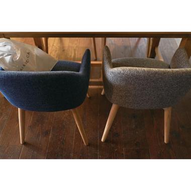 東谷 天然木使用 カラメリ チェア グレー KRM-010GY : くら助 - 通販 - Yahoo!ショッピング