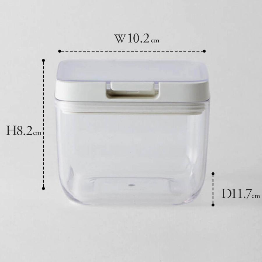 marna マーナ 保存容器 ショート クリア 4976404276418 調味料 キッチン 450ml 密閉容器 ワンタッチ GOOD LOCK CONTAINER パッキン 収納 鷹の爪 ...