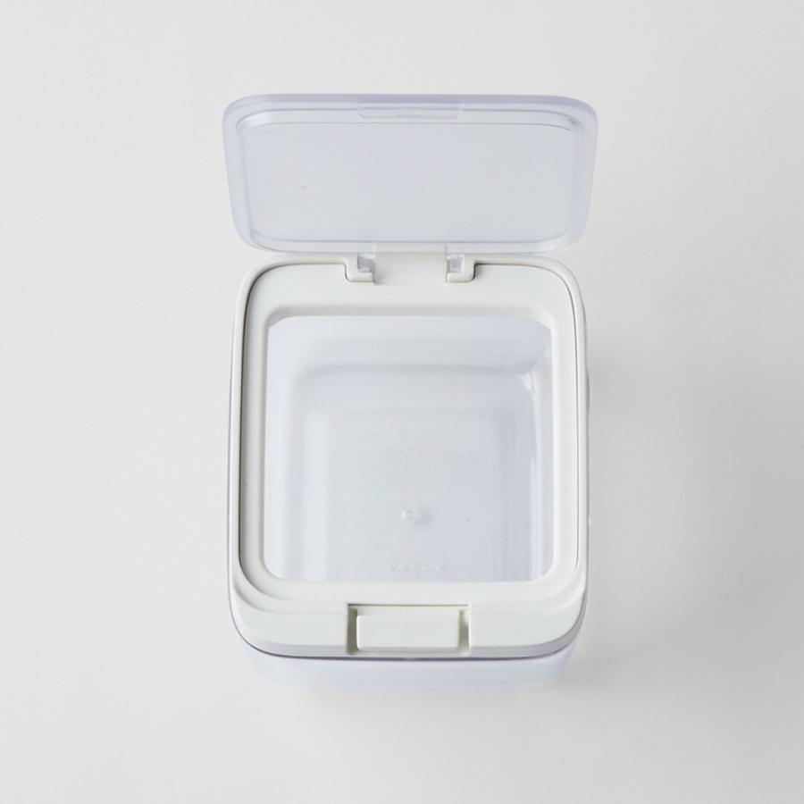 マーナ marna 保存容器 ショート ホワイト マーナ 4976404276425 調味料 キッチン 450ml 密閉容器 ワンタッチ GOOD LOCK CONTAINER パッキン 収納 ...