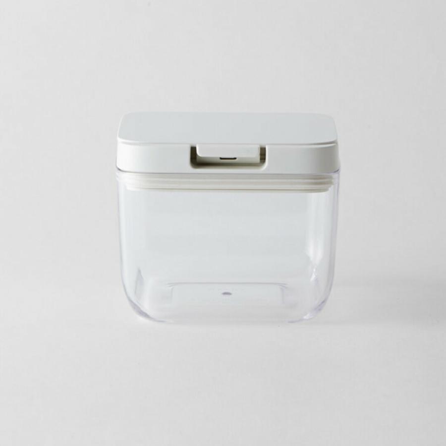 マーナ marna 保存容器 ショート ホワイト マーナ 4976404276425 調味料 キッチン 450ml 密閉容器 ワンタッチ GOOD LOCK CONTAINER パッキン 収納 ...