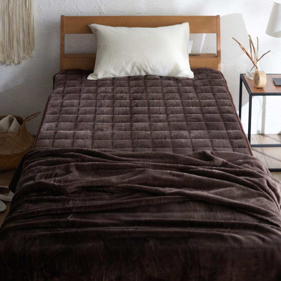 モフア mofua プレミアムマイクロファイバー 中綿増量ボリューム敷きパッド リバーシブル D 株式会社AQUA 51010313 シーツ ベッド 敷パッド 敷パット あったか… : krs ...