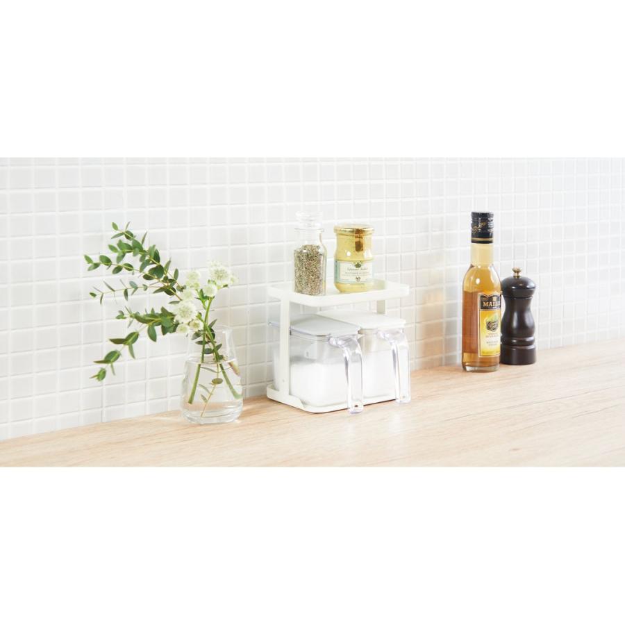 marna マーナ MARNA 調味料ラック・調味料ポット2個セット K736 調味料入れ おしゃれ 調味料ケース 砂糖入れ 塩入れ 砂糖 塩 密閉 ハンドル付き ポット GOOD… : 生活 ...