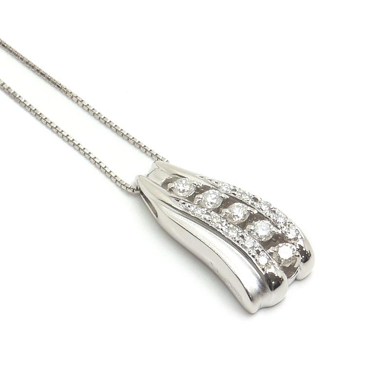 ダイヤモンドネックレス PT850・PT900・ダイヤ0.44ct プラチナ : 質屋クラタセブン - 通販 - Yahoo!ショッピング