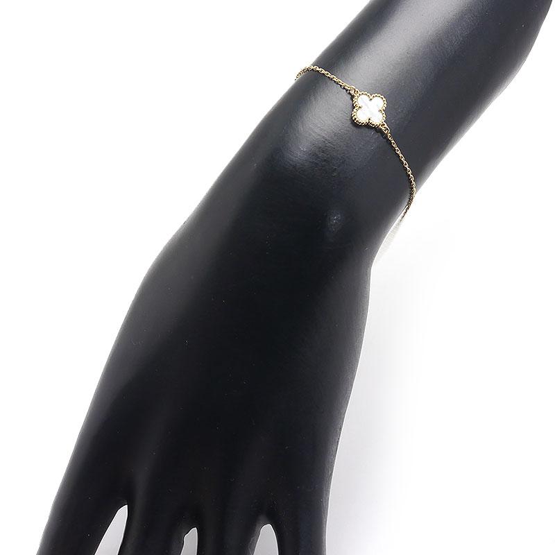 Van Cleef ＆ Arpels ヴァンクリーフ&アーペル VCA スウィートアルハンブラ ブレスレット 750YG : 質屋クラタセブン - 通販 - Yahoo!ショッピング