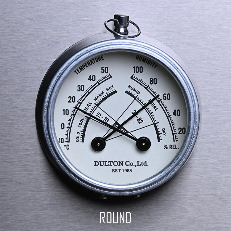 DULTON 温湿度計 THERMO-HYGROMETER ラウンド/レクタングル 2種類 :dt-k925-128:くらしたのしもう屋 Yahoo店 - 通販 - Yahoo!ショッピング