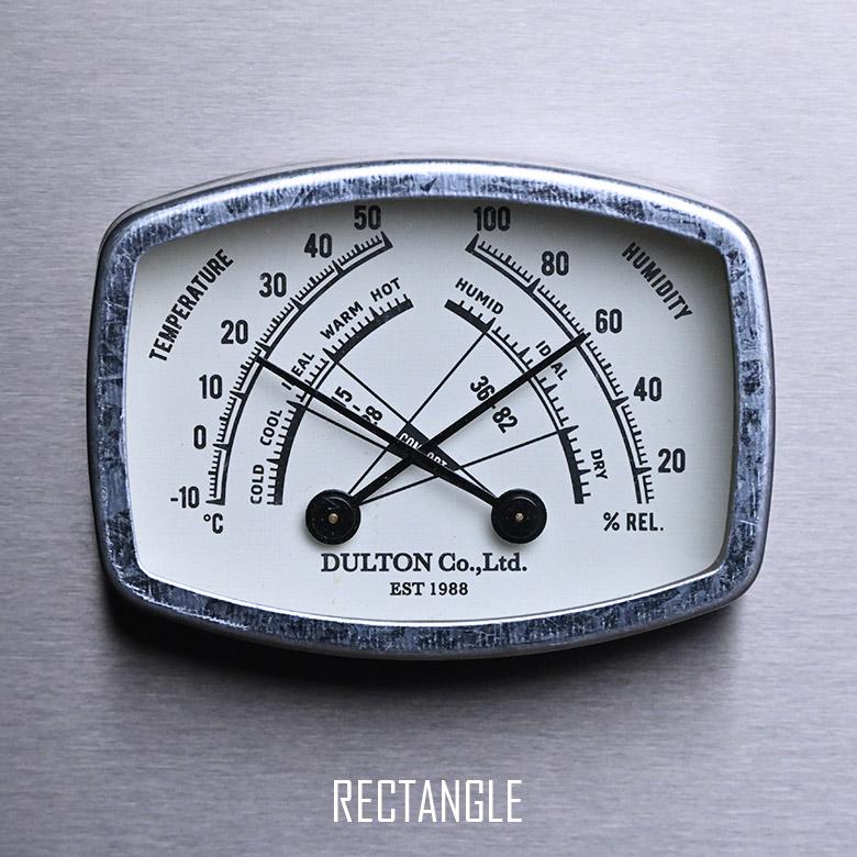 DULTON アナログ 温湿度計 THERMO-HYGROMETER ラウンド/レクタングル 2種類 : くらしたのしもう屋 おしゃれ生活雑貨 - 通販 - Yahoo!ショッピング