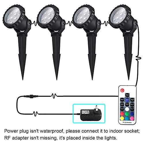 色が変わるLED風景ライト 12W ランドスケープ照明 IP66 防水 LED 庭 通路 ライト 壁 木 屋外 スポット ライト スパイ 並行輸入 :krfc1a9b625f:KURIちゃん ...