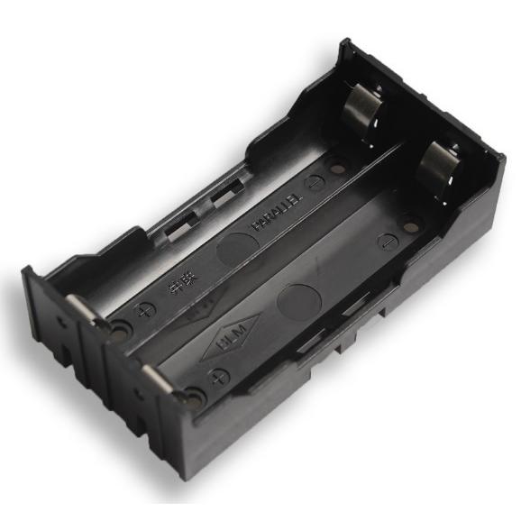 18650乾電池2Pバッテリー（フラットヘッド専用）収納ケースリード線なし！プラスチック製ボックスホルダー！ : クロギショウテン ヤフー店 - 通販 - Yahoo!ショッピング