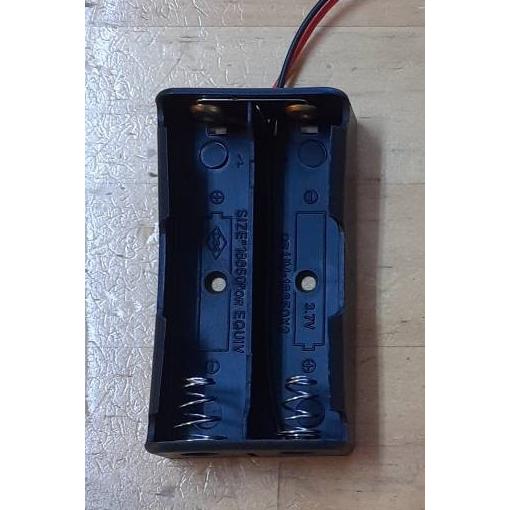 18650乾電池2P（並列接続用）バッテリー収納ケースリード線付プラスチック製ボックスホルダー！ : クロギショウテン ヤフー店 - 通販 - Yahoo!ショッピング