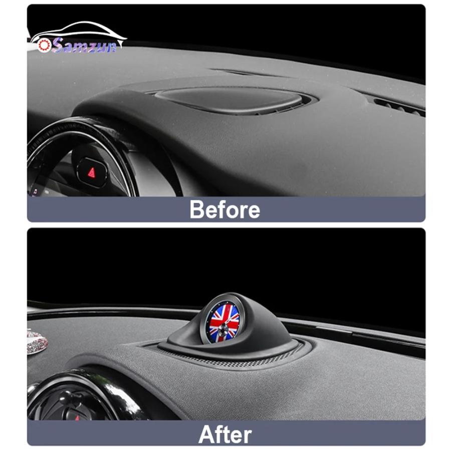 Mini cooper one s jcw f54 clubman f55 f56 f57 2014- 2020 2021 室内時計装飾 ...