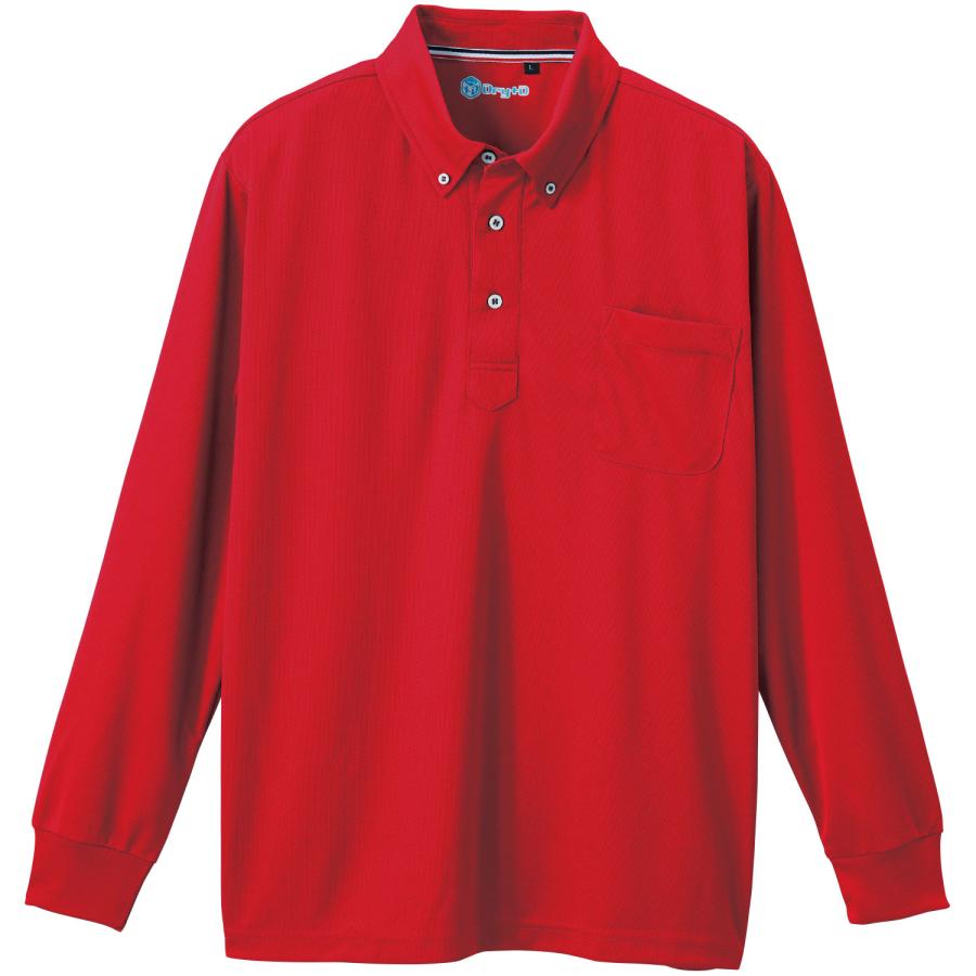 SOWA 長袖 ボタンダウン ポロシャツ シャツ 胸ポケット付 4Lサイズ〜 50394 : s50394-2 : くるま販促ドットコム ヤフー店 - 通販 - Yahoo!ショッピング