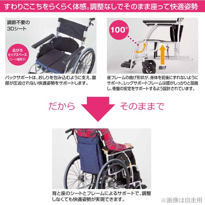 日進医療器 車椅子 ウルトラシリーズ 介助用 U1タイプ 車いす コンパクト 軽量 標準タイプ NAH-U1 UL-512291 : 車いす専門店ケンクル - 通販 - Yahoo!ショッピング