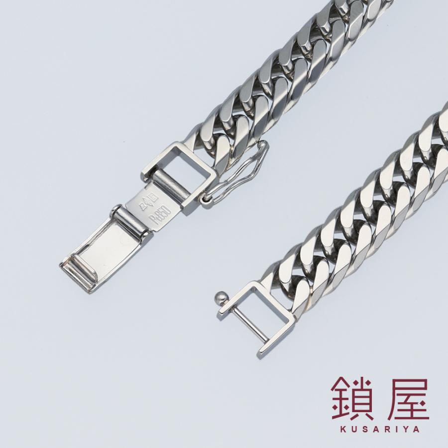 喜平 ブレスレット Pt850 6面ダブル プラチナ850 pt850 キヘイ チェーンブレスレット ptブレスレット 造幣局検定＜6面ダブル喜平 幅8.3mm 20cm 50g ...