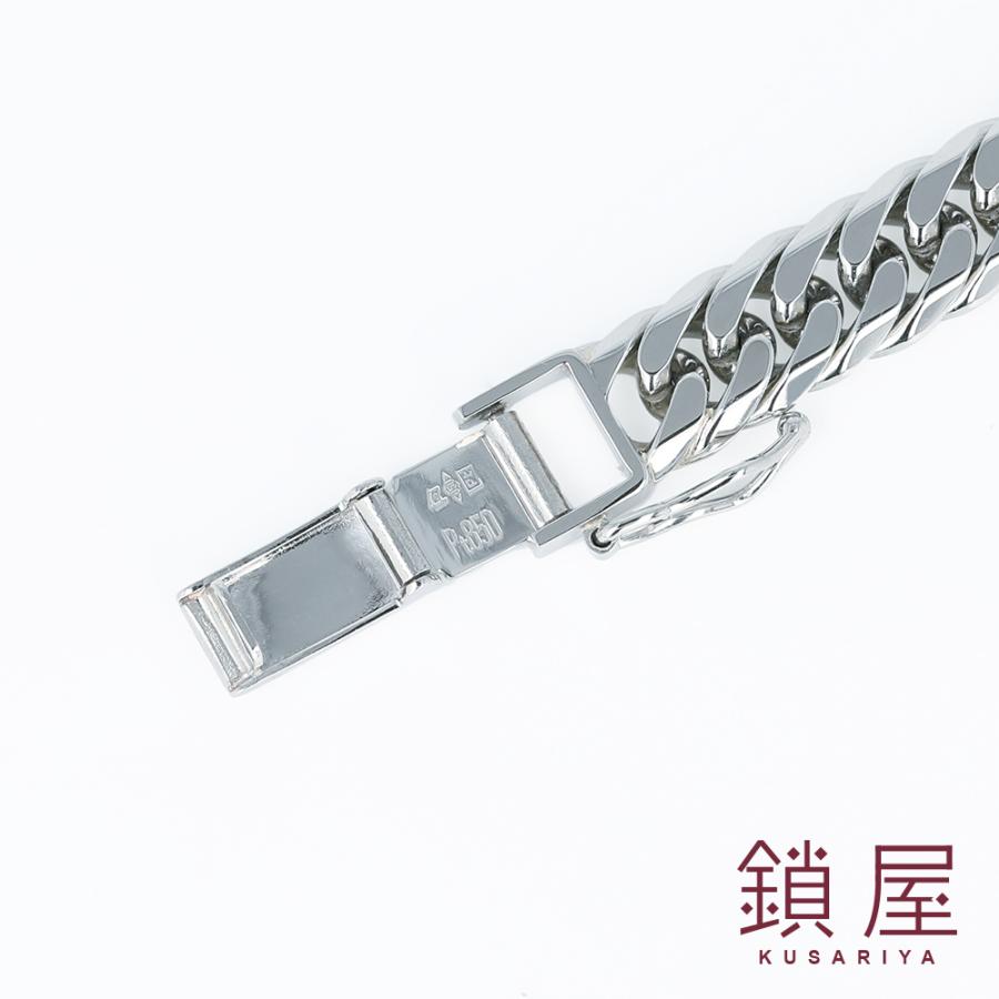 喜平 ブレスレット Pt850 6面ダブル プラチナ850 pt850 キヘイ チェーンブレスレット ptブレスレット 造幣局検定＜6面ダブル喜平 幅8.3mm 20cm 50g ...