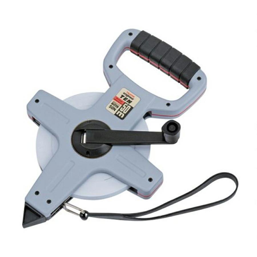 TAJIMA タジマ HTN 50 巻尺 ロード メジャー 測定 工具 エンジニヤ テン 50m JIS 1級 空転防止 スチール テープ テープ交換可 HTN-50 : KUショップ ...