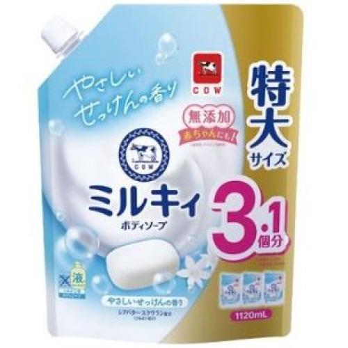 ミルキィボディソープ やさしいせっけんの香り つめかえ用 特大サイズ 1120ml : クスリのアオキ2号店ヤフー店 - 通販 - Yahoo!ショッピング