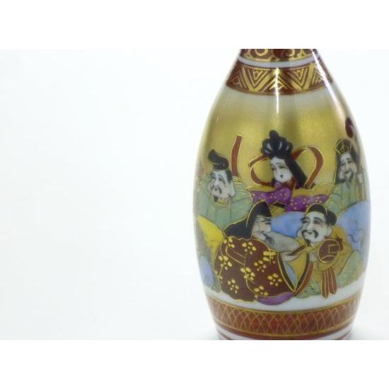 九谷焼 高級 陶磁器 徳利 ペア 本金 七福神 (Kutani sake cup) ギフト 内祝 おしゃれ 酒器 日本酒 百華園 退職御祝 手描き : 百華園(登録商標) - 通販 ...