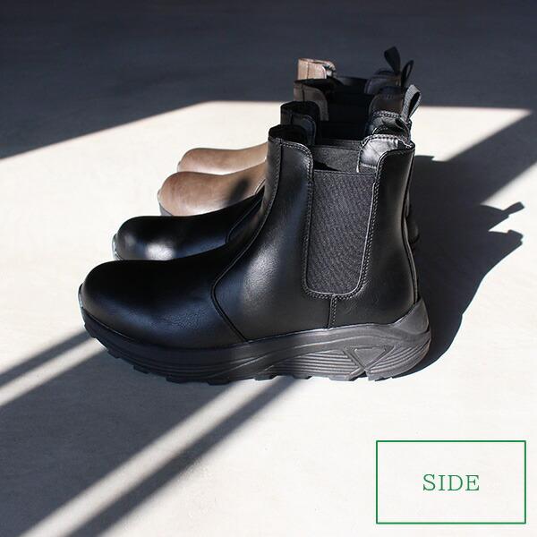 BCR ブーツ メンズ 靴 サイドゴアブーツ 防水 幅広 3E 雨 軽い 履きやすい 厚底 長靴 滑りにくい ショートブーツ シンプル レイン 通勤 通学 黒 ブラック BCR 321 : 靴 ...