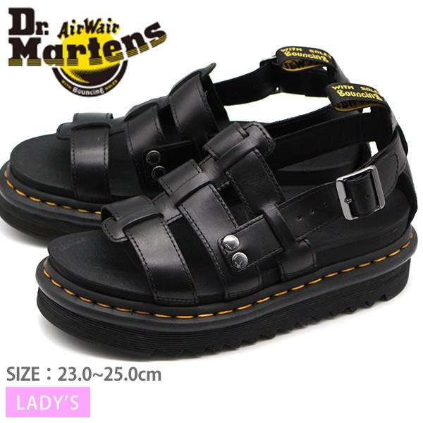 ドクターマーチン サンダル レディース 靴 ストラップ 黒 ブラック 厚底 おしゃれ Dr.Martens ZEBRILUS TERRY ...