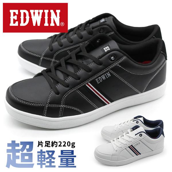 EDWIN エドウィン スニーカー メンズ 靴 ホワイト 軽量 軽い 疲れにくい おしゃれ シンプル 通勤 通学 30代 40代 EDW-7013 : 靴のニシムラ - 通販 - Yahoo ...