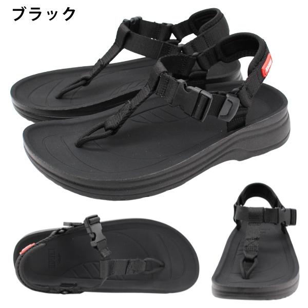 EDWIN エドウィン サンダル レディース 靴 黒 ブラック スポーツサンダル トングサンダル 痛くない 疲れない 歩きやすい おしゃれ 走れる 夏 アウトドア EW-5222 : 靴の ...