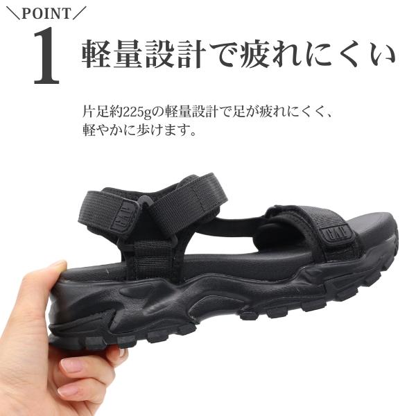 GAP サンダル メンズ 靴 スポーツサンダル 黒 ブラック 軽量 軽い クッション スポサン おしゃれ ブランド 歩きやすい スポーツ ギフト ギャップ GPL52524 : 靴のニシムラ ...