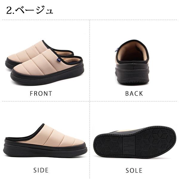 44%OFFセール ギャップ スリッポン レディース 靴 ルームシューズ モックシューズ 黒 ブラック 軽量 軽い 撥水 ダウン 滑りにくい 歩きやすい 冬 GAP GPU22207 ...