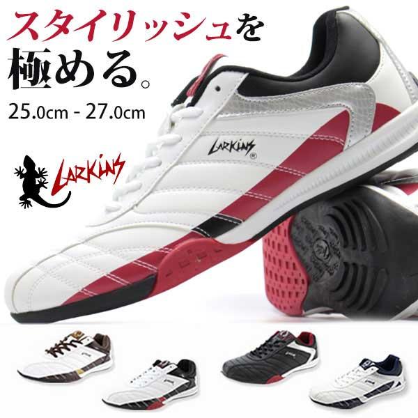 LARKINS スニーカー メンズ 靴 軽量 幅広 3E 黒 白 ホワイト ブラック メンズスニーカー シューズ ラーキンス L-6236 : 靴のニシムラ - 通販 - Yahoo!ショッピング