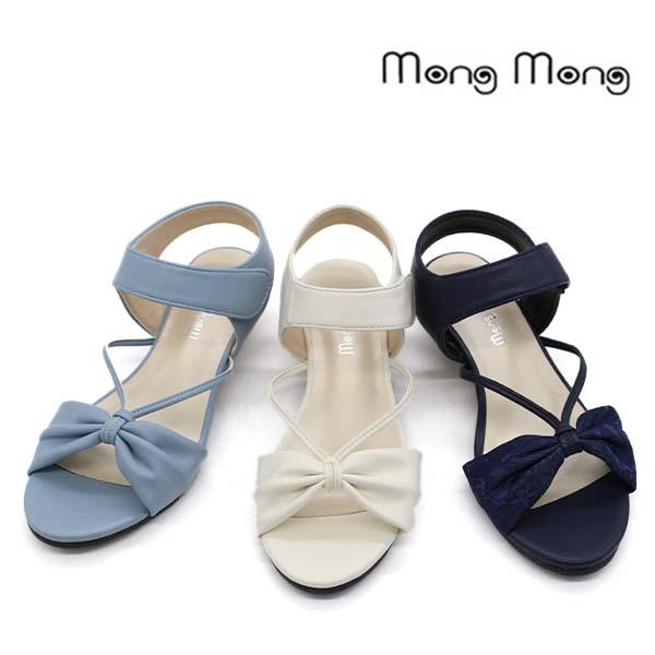 サンダル キッズ 子供 ジュニア 靴 女の子 白 ホワイト 可愛い おしゃれ リボン 大人 クッション 痛くない 疲れにくい 履きやすい 軽量 モンモン Mong 5132 : 靴のニシムラ ...