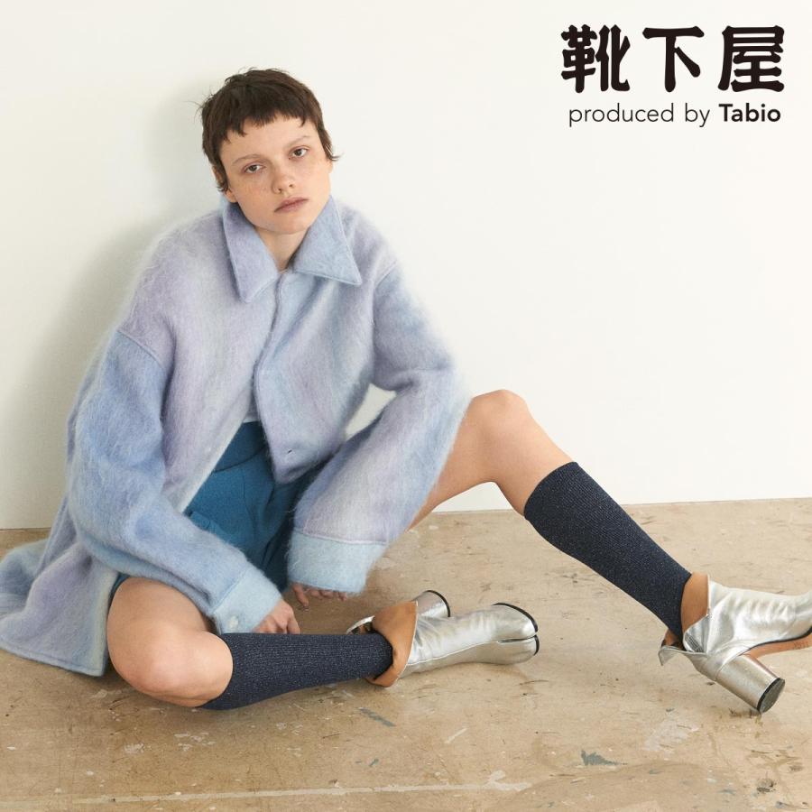 Tabio レディース 靴下 ラメ リブ 足袋 ハイソックス 靴下屋 タビオ 日本製 : 靴下屋 Tabio Yahoo!店 - 通販 - Yahoo!ショッピング