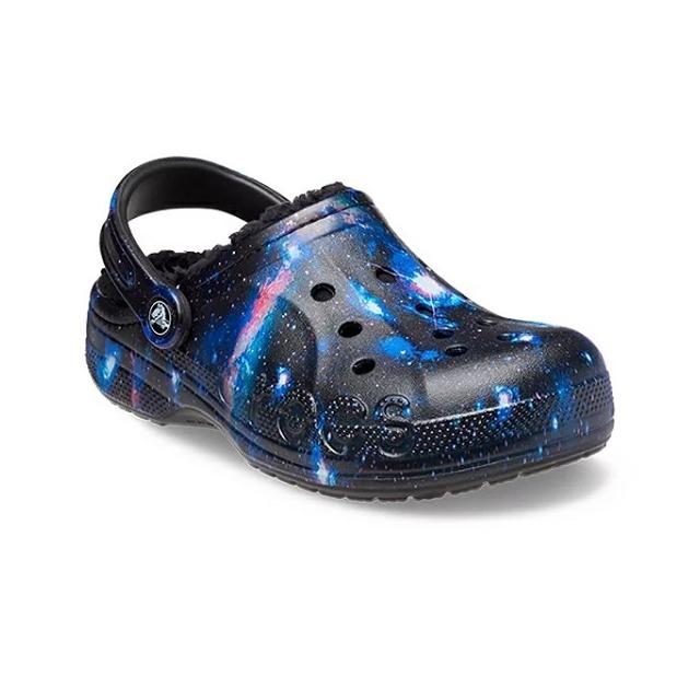 crocs CROCS [クロックス][Unisex] Baya Lined Printed Clog バヤ ラインド プリンテッド クロッグ 205975-0C4 ブラック/マルチ : 靴の ...