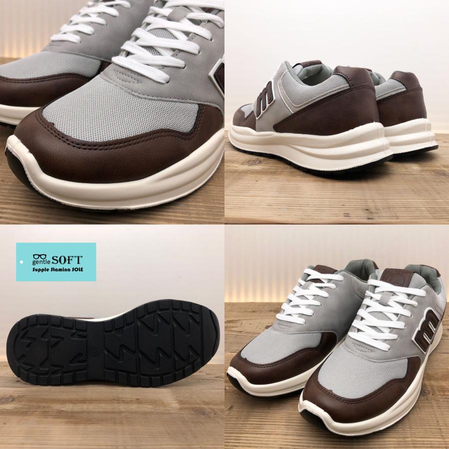 新色 追加 メンズスニーカー moz モズ 軽量 ソフト クッション 黒 紺 赤 茶 灰 ネイビー レッド グレー ブラック ブラウン 靴 : moz-2274 : 靴工房あきまい - 通販 ...