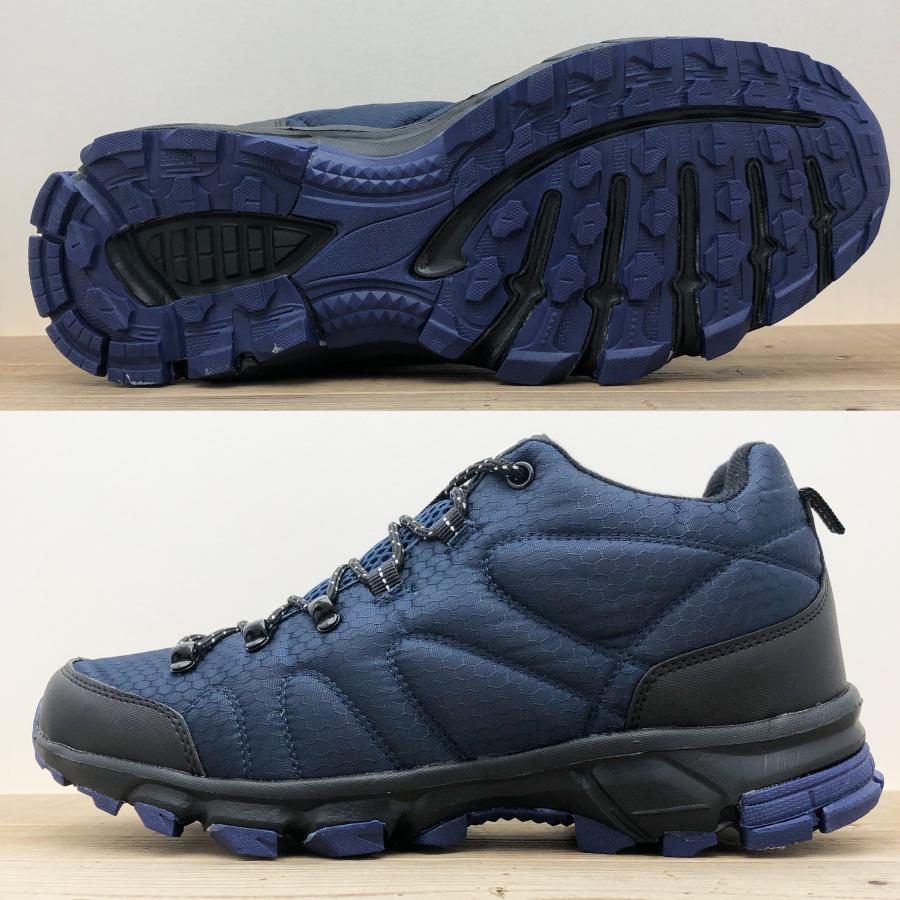 moz モズ トレッキング スニーカー 軽量 防水 撥水 メンズ 低反発クッション グリップ アウトドア ハイキング キャンプ ブラック ネイビー カーキ 靴 2277 :moz-2277 ...