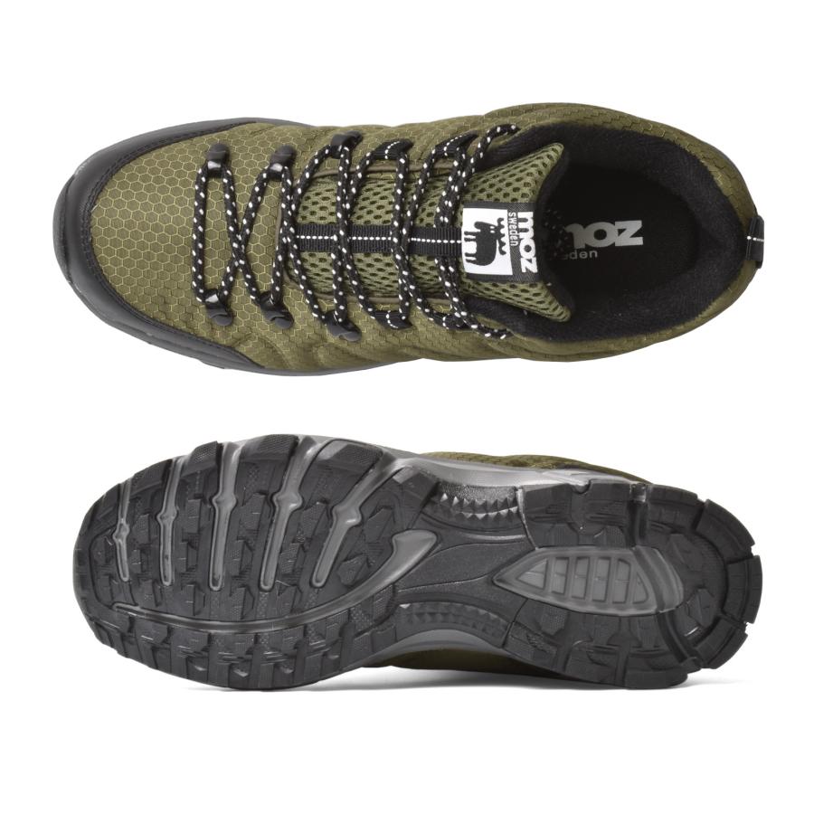 moz トレッキングシューズ メンズ モズ 軽量 防水 低反発 アウトドア ハイキング キャンプ ブラック ネイビー カーキ 靴 2277 : 靴工房あきまい - 通販 - Yahoo!ショッピング