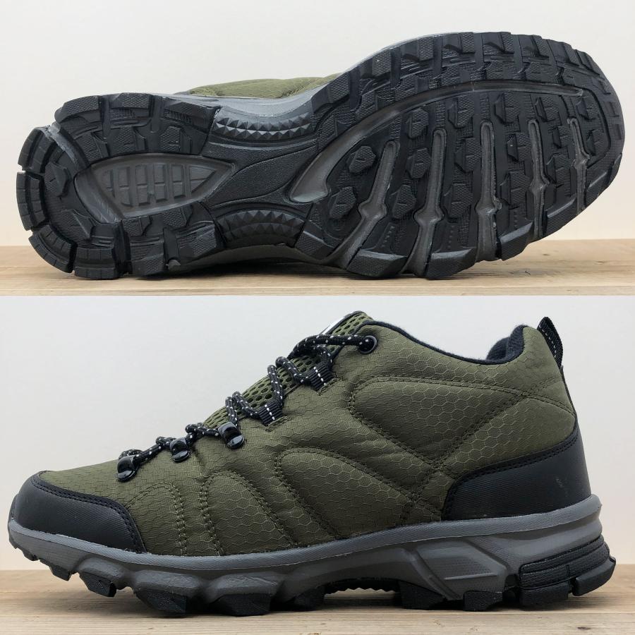 moz モズ トレッキング スニーカー 軽量 防水 撥水 メンズ 低反発クッション グリップ アウトドア ハイキング キャンプ ブラック ネイビー カーキ 靴 2277 :moz-2277 ...