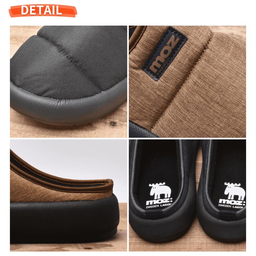 moz モズ 防寒サンダル 冬用サンダル ウィンターシューズ サボ サンダル 靴 メンズ 4875 : 靴工房あきまい - 通販 - Yahoo!ショッピング