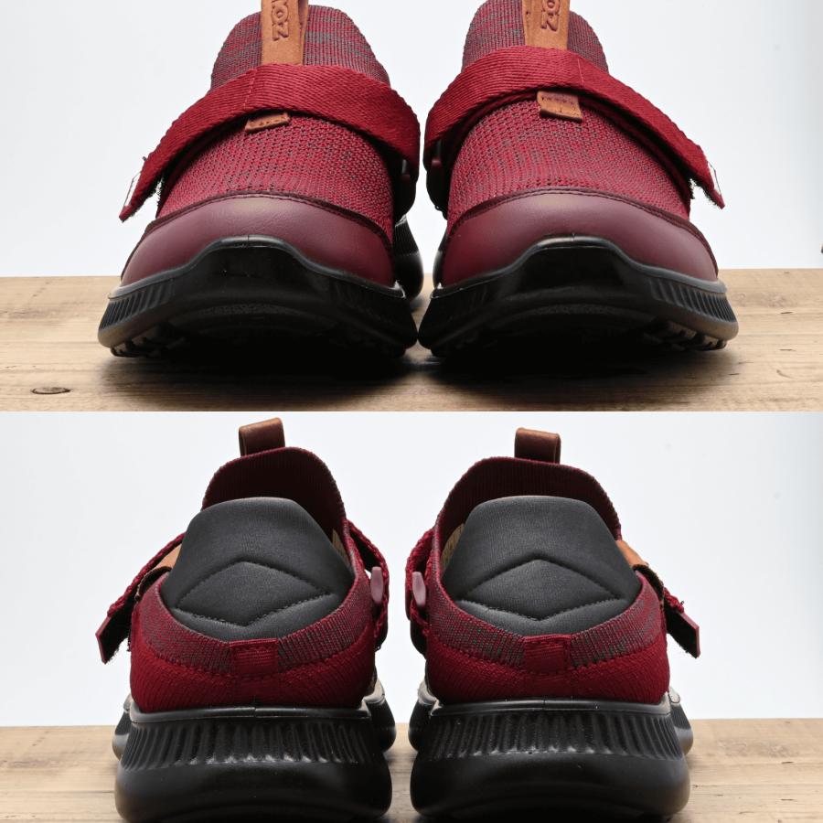 moz メンズ スリッポン スニーカー 踵の踏める 2WAY ベルクロ クッションインソール 黒 ネイビー レッド 大きいサイズ 紳士 靴 5220 : moz-5220 : 靴工房あきまい ...