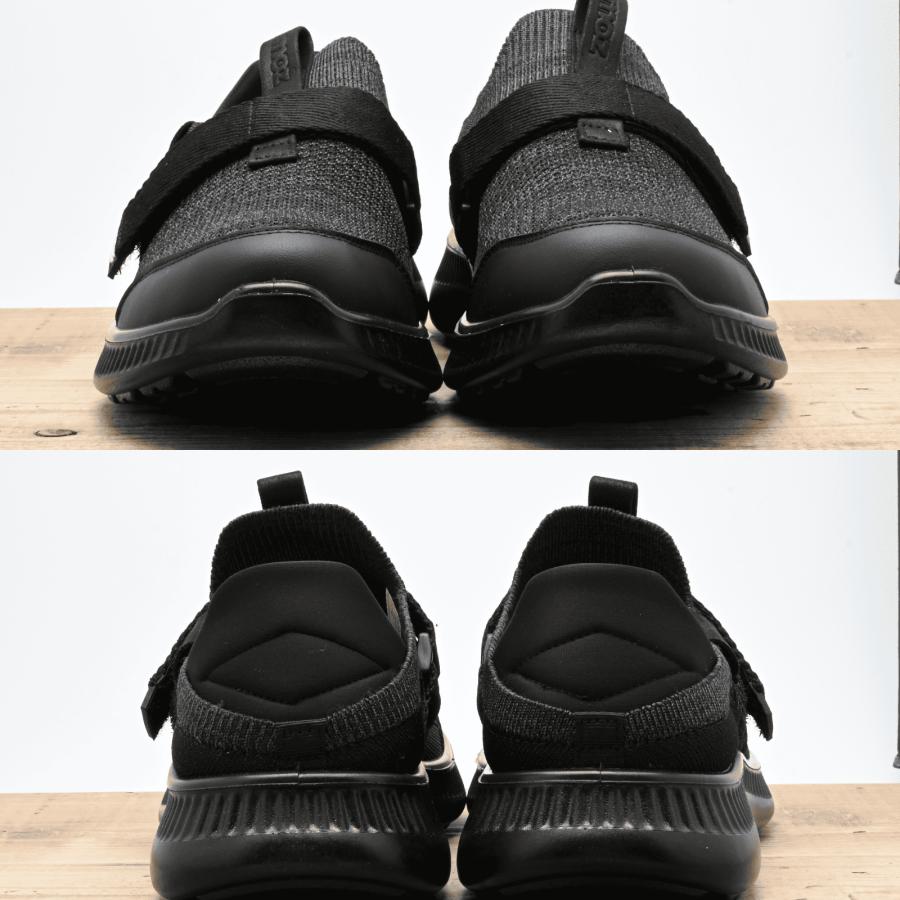 moz メンズ スリッポン スニーカー 踵の踏める 2WAY ベルクロ クッションインソール 黒 ネイビー レッド 大きいサイズ 紳士 靴 5220 : moz-5220 : 靴工房あきまい ...