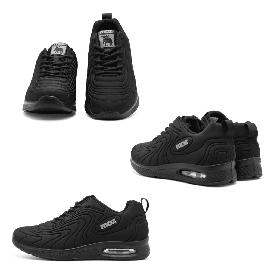 moz メンズスニーカー 高周波加工 エアソール カップインソール 新作 ブラック ネイビー ゴールド 靴 モズ 紳士 : 靴工房あきまい - 通販 - Yahoo!ショッピング