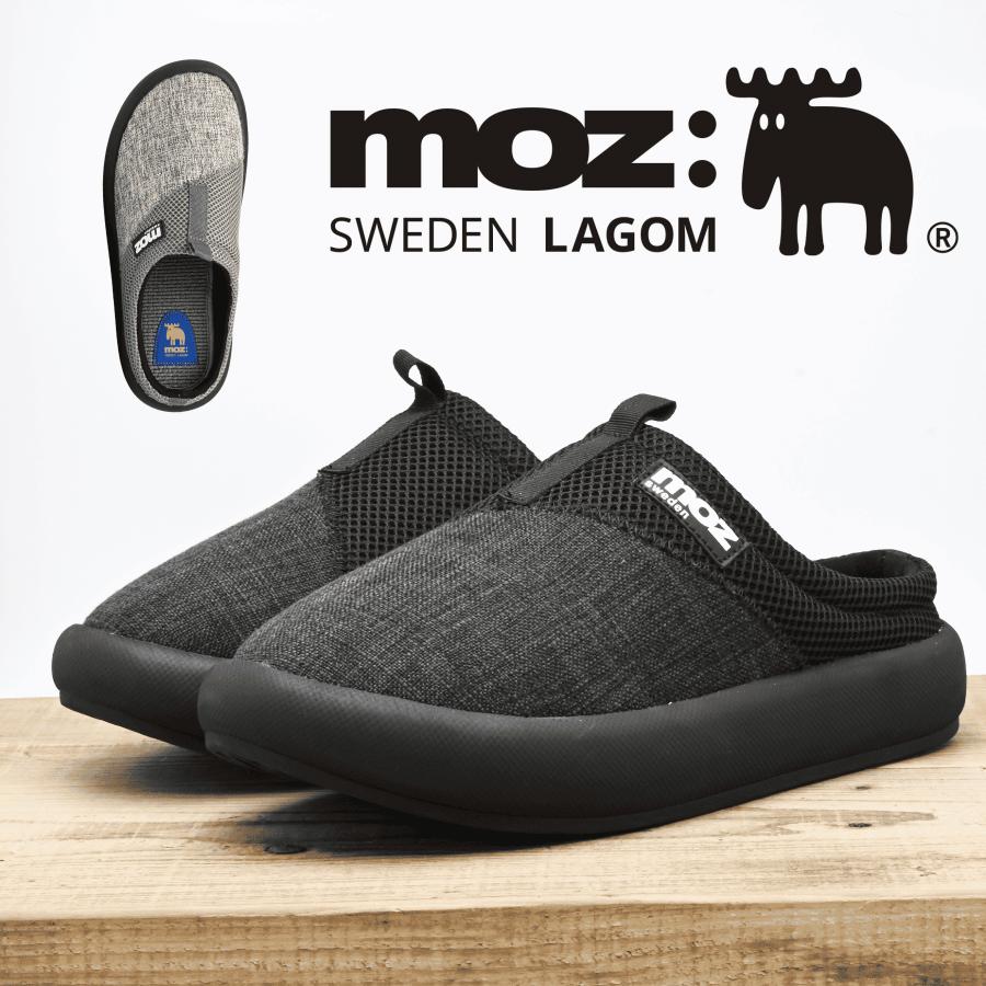 moz メンズサンダル サボ クロッグ 軽量 通年 厚底 モズ 黒 グレー 5823 : 靴工房あきまい - 通販 - Yahoo!ショッピング