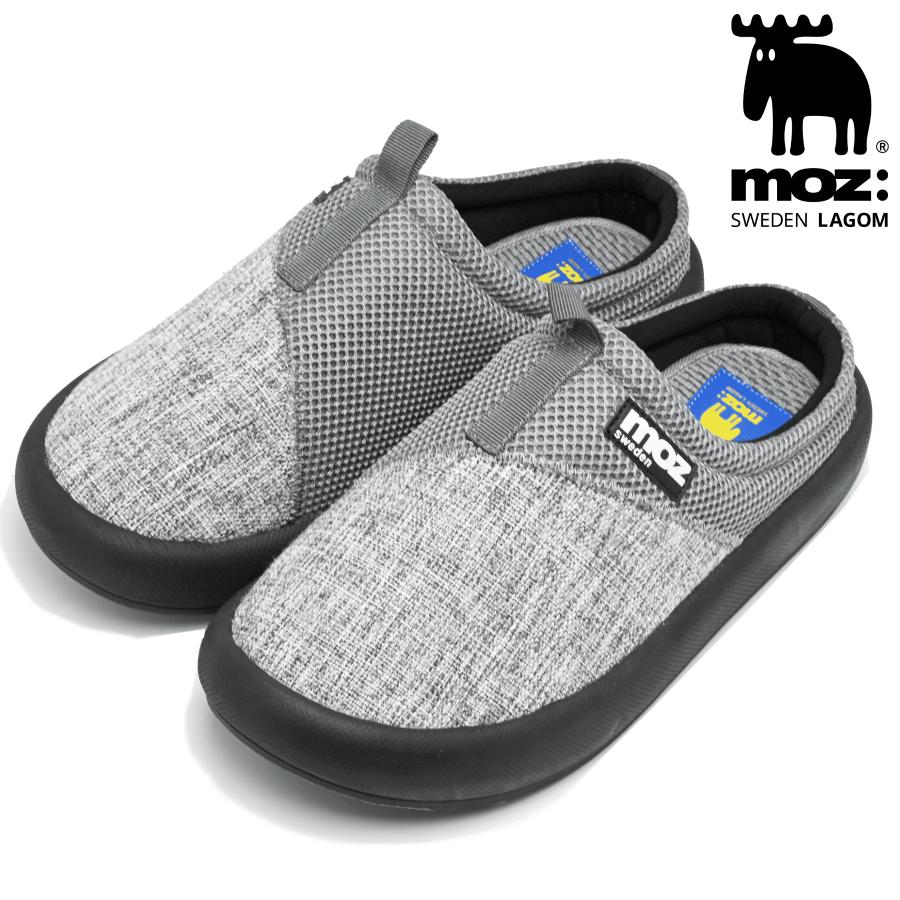 moz メンズサンダル サボ クロッグ 軽量 通年 厚底 モズ 黒 グレー 5823 : 靴工房あきまい - 通販 - Yahoo!ショッピング