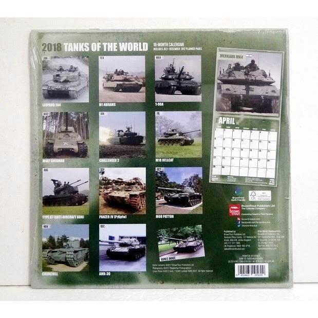 輸入2018年カレンダー「TANKS OF THE WORLD／世界の戦車」 : くうねる堂 - 通販 - Yahoo!ショッピング