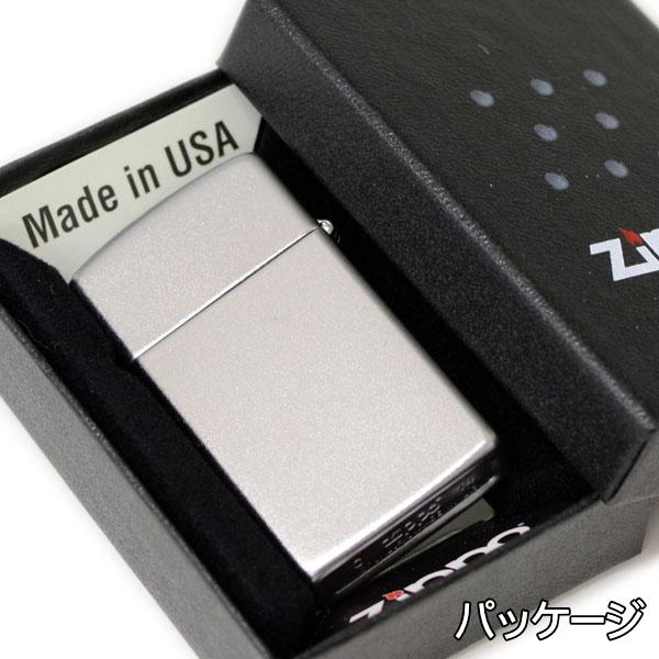 ZIPPO（ジッポー） サテンクローム スリム 1605 ライター 正規品 無地のジッポーライター : 喫煙具屋ぷかり亭 Zippo Shop ...
