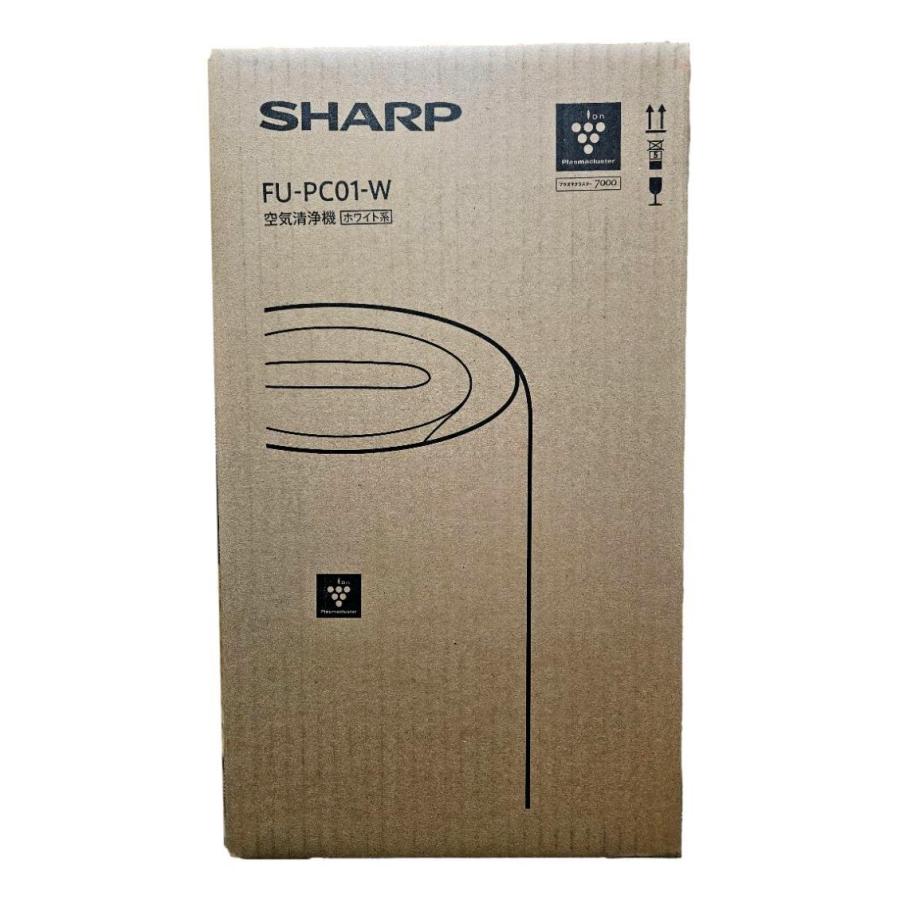 SHARP シャープ 空気清浄機 プラズマクラスター 7000 コンパクト ホワイト FU-PC01-W ペット コンパクト 集じん 脱臭 : 4974019200682 : ウェルフェア奈良 ...