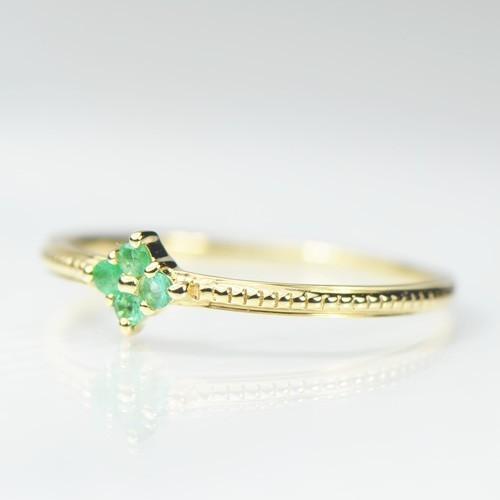 リング エメラルド K10ゴールド ヴィオレット BU0833-YR-059 : kyfactory - 通販 - Yahoo!ショッピング